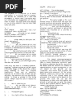 Script For Direct Examination of SECURITY GUARD | PDF | Disabled Sports ...