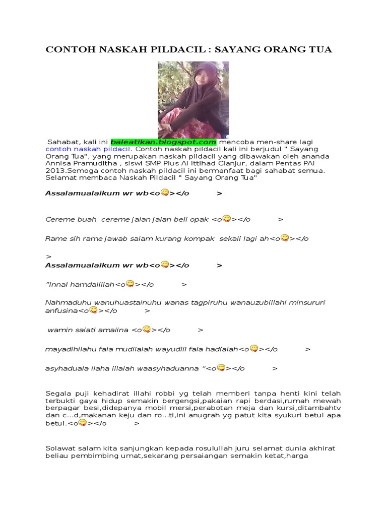Contoh Naskah Pildacil | PDF