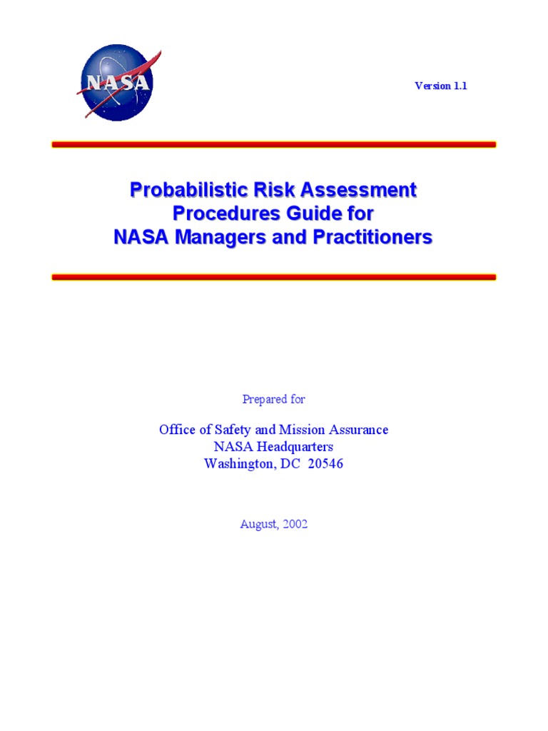 (NASA) Probabalistic Risk Assesment Procedures Guide For NASA Managers ...
