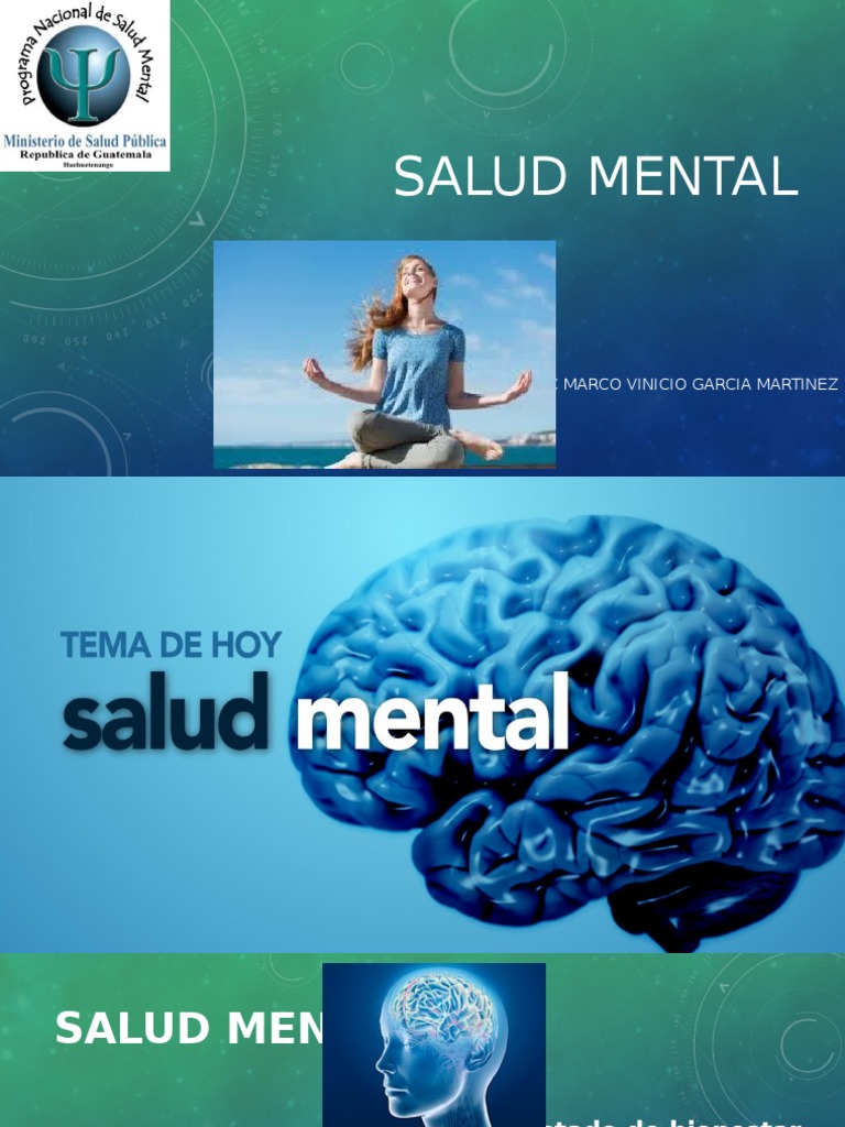 Presentación Salud Mental Pdf Salud Mental Metafísica De La Mente