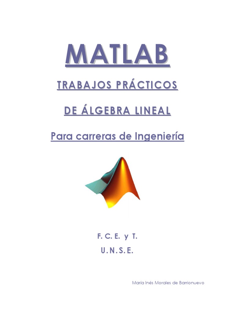Matlab | Descargar gratis PDF | Matriz (Matemáticas) | Espacio vectorial