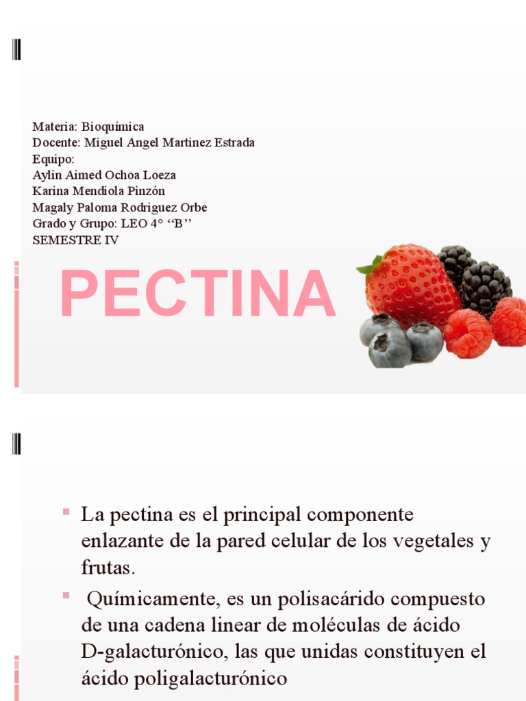 Pectina | PDF