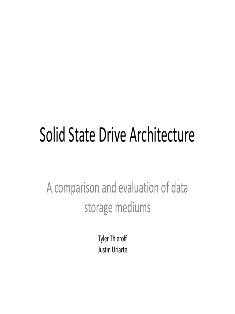 SSD Architecture and Performance Insights | PDF | Computers