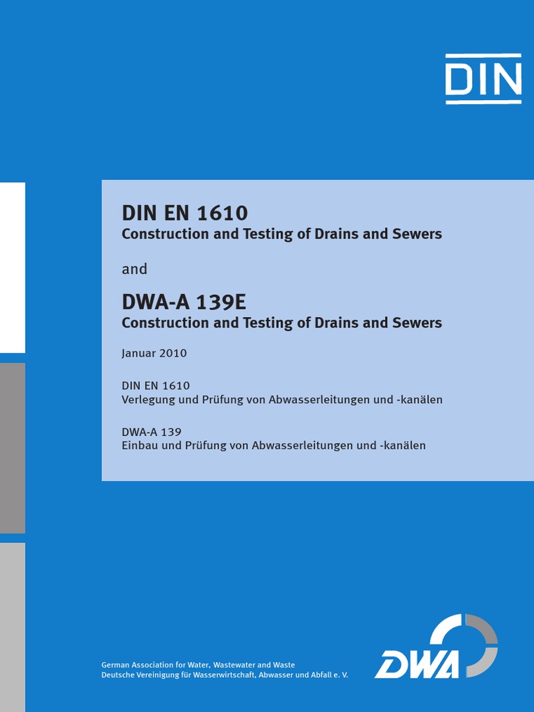 Din en 1610 | PDF | Standardization | Pipe (Fluid Conveyance)
