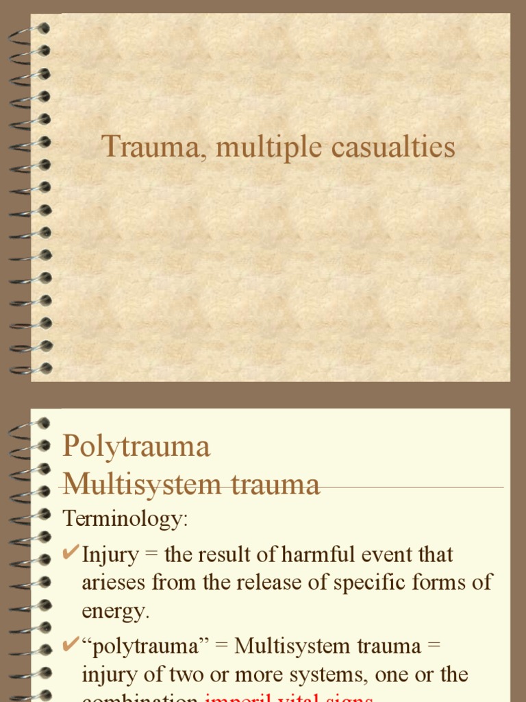 Multiple Trauma | PDF | Major Trauma | Medical Specialties