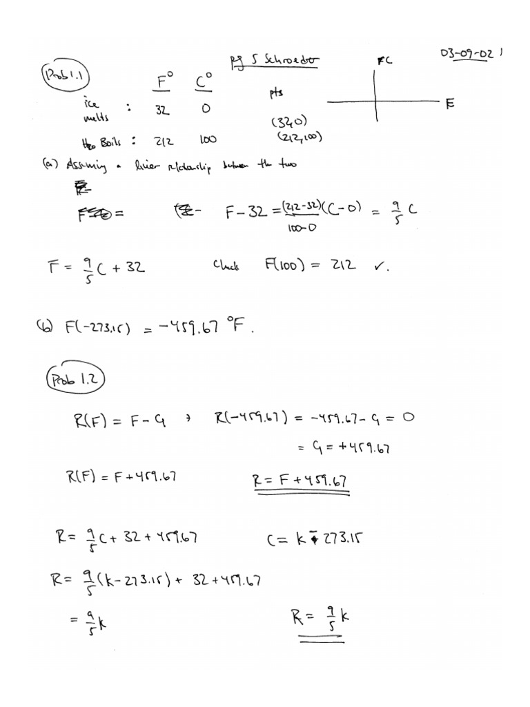 Thermal Physics Solution Manual Schroeder | PDF | Nature