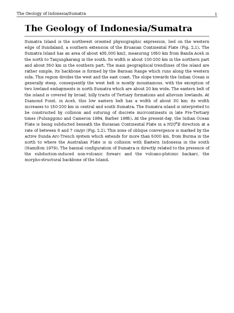 Geology of Sumatra - Wikibook | PDF | Sedimentary Rock | Clastic Rock