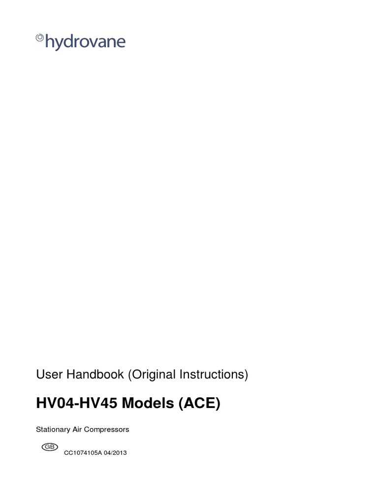Hydrovane HV04 45 | PDF | Fuse (Electrical) | Electric Motor
