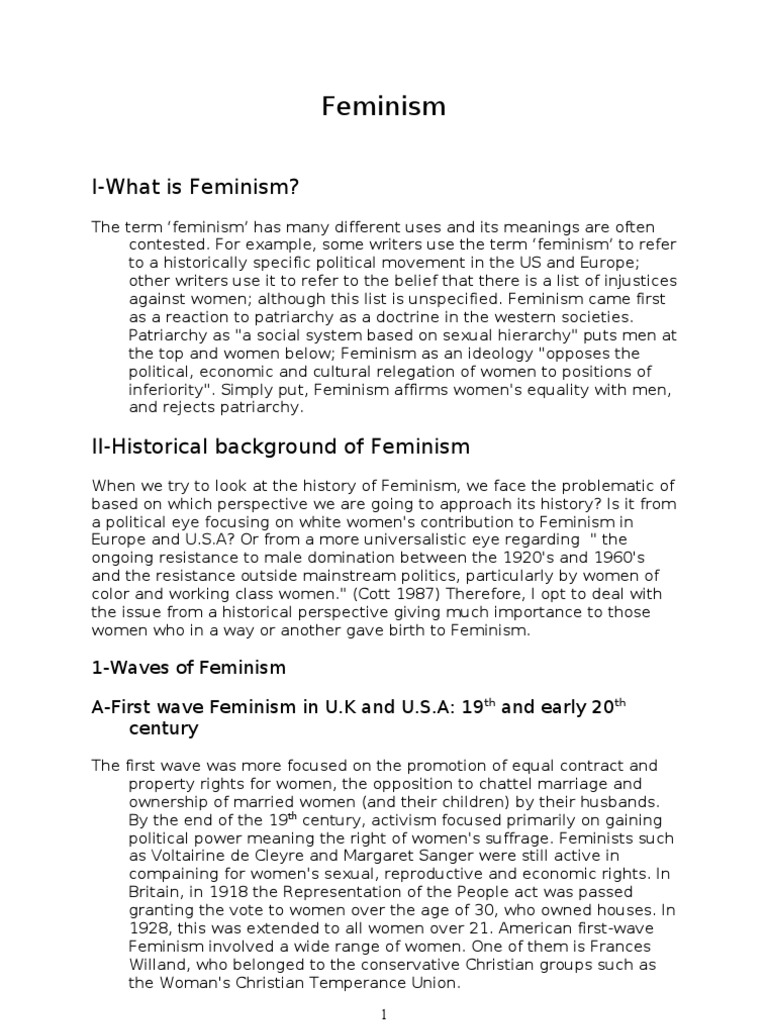 Literary Feminism | PDF | Feminism | Gender Studies