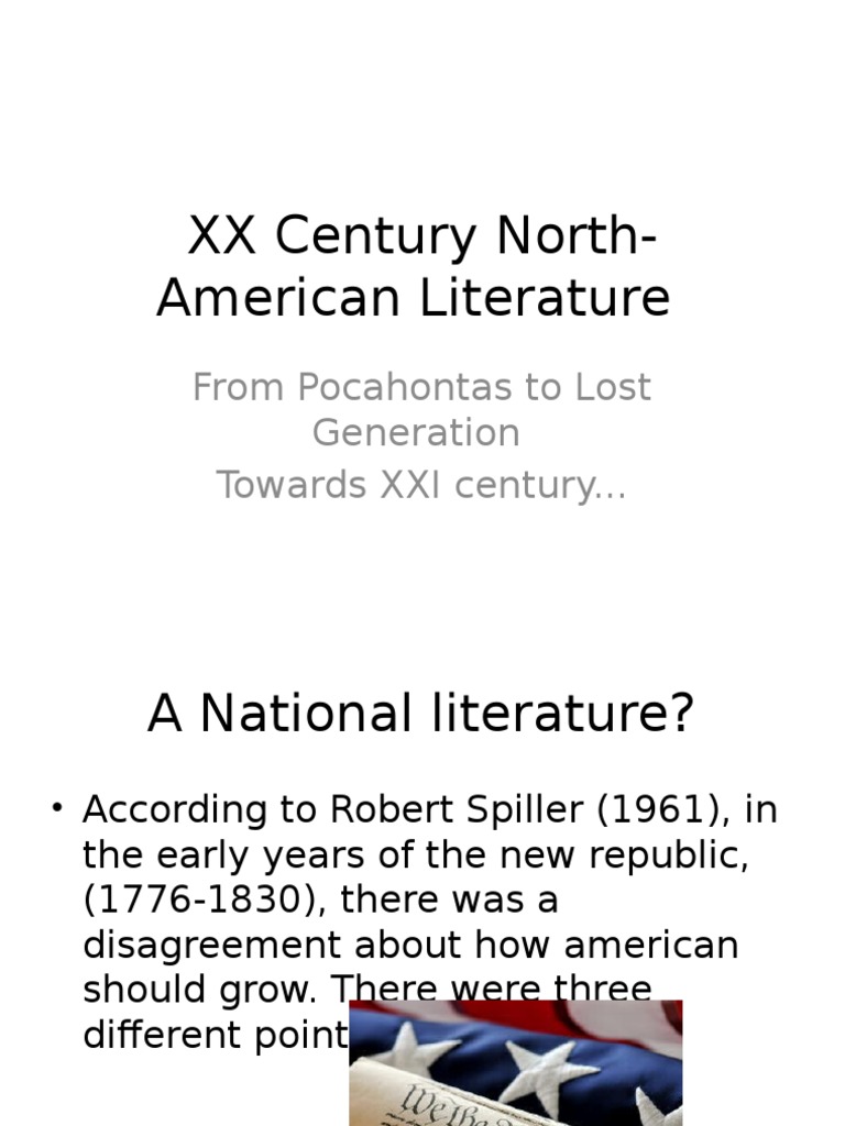 American Literature: A Distinctive Voice | PDF