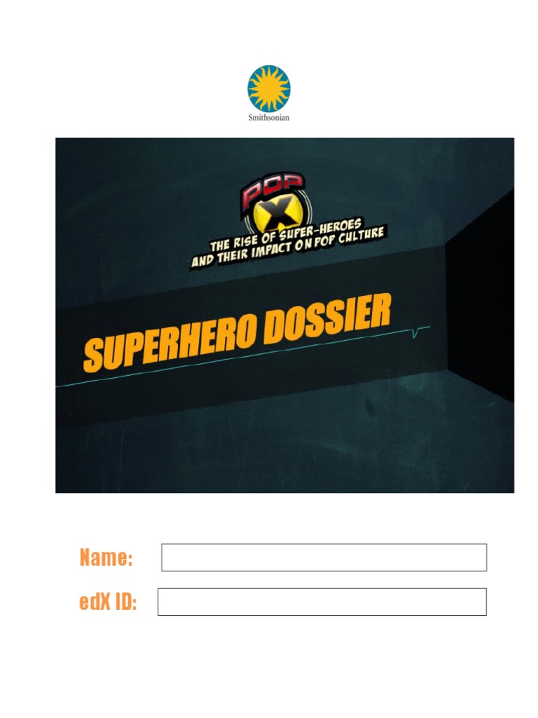 Superhero Dossier Week 1 | PDF | Superheroes | Mythology