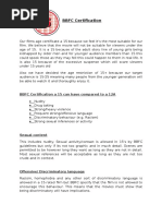 Understanding BBFC 15 Film Certification | PDF