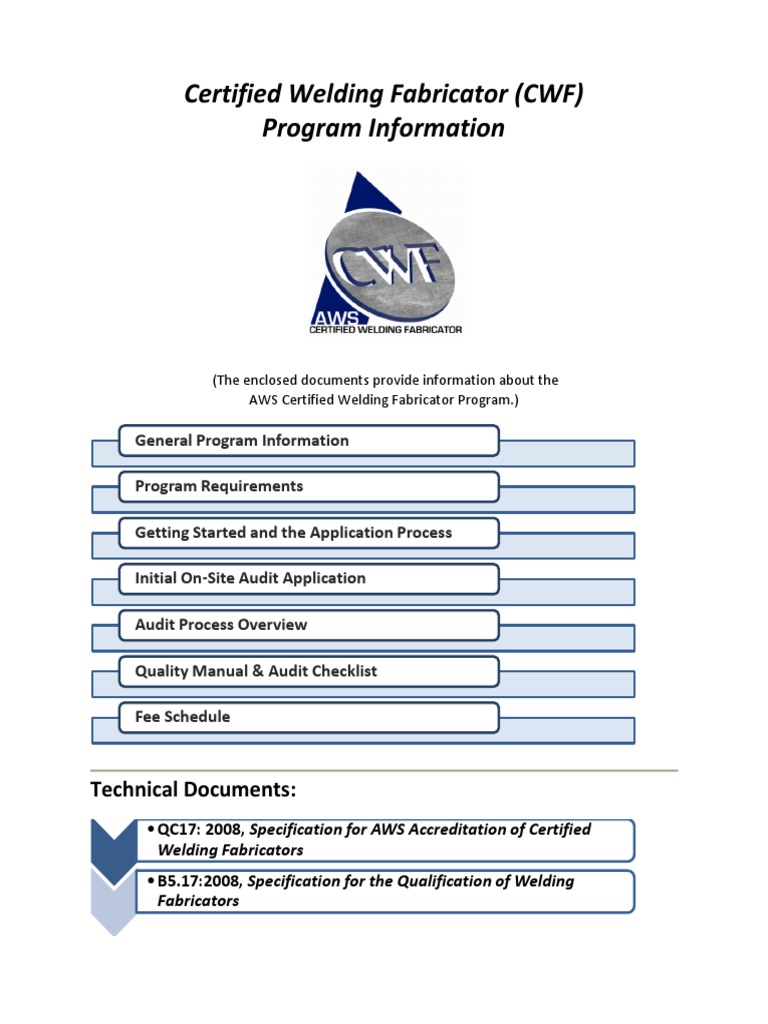 CWF Program v2 PDF | PDF | Specification (Technical Standard) | Quality ...