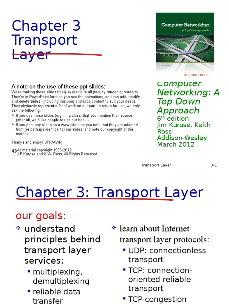 Understanding Transport Layer Protocols | PDF | Internet Protocol Suite ...