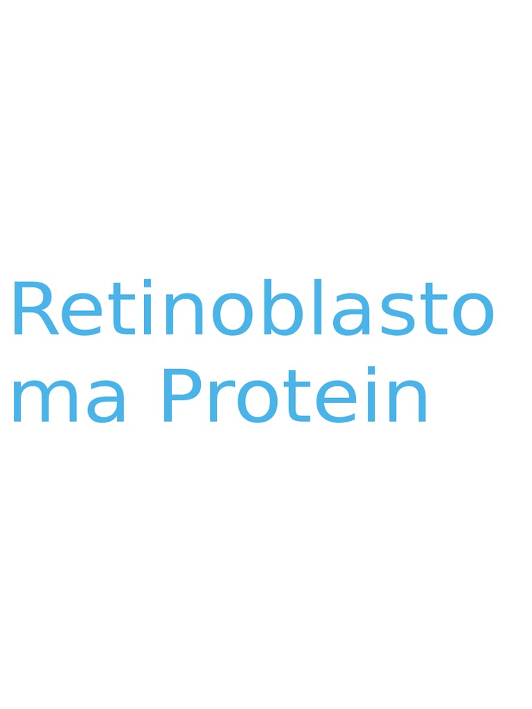 Retinoblastoma Protein | PDF | Proteins | Genetics