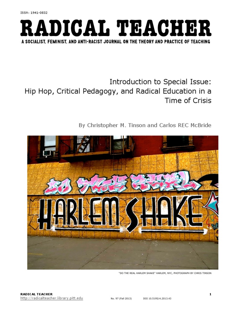 Radical Teacher | PDF | Race (Human Categorization) | Hip Hop Music