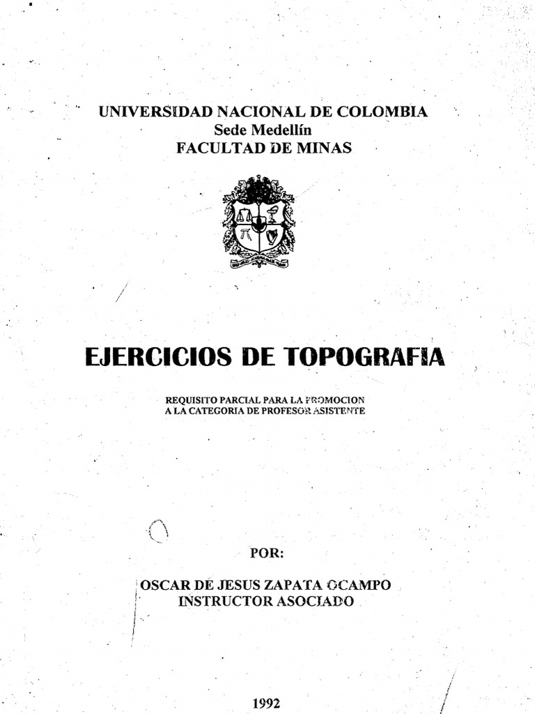 Ejercicios de Topografia | PDF | Azimut | Longitud