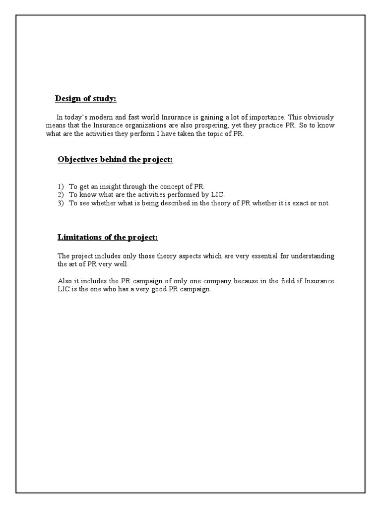 PR Project | PDF | Public Relations | Mass Media