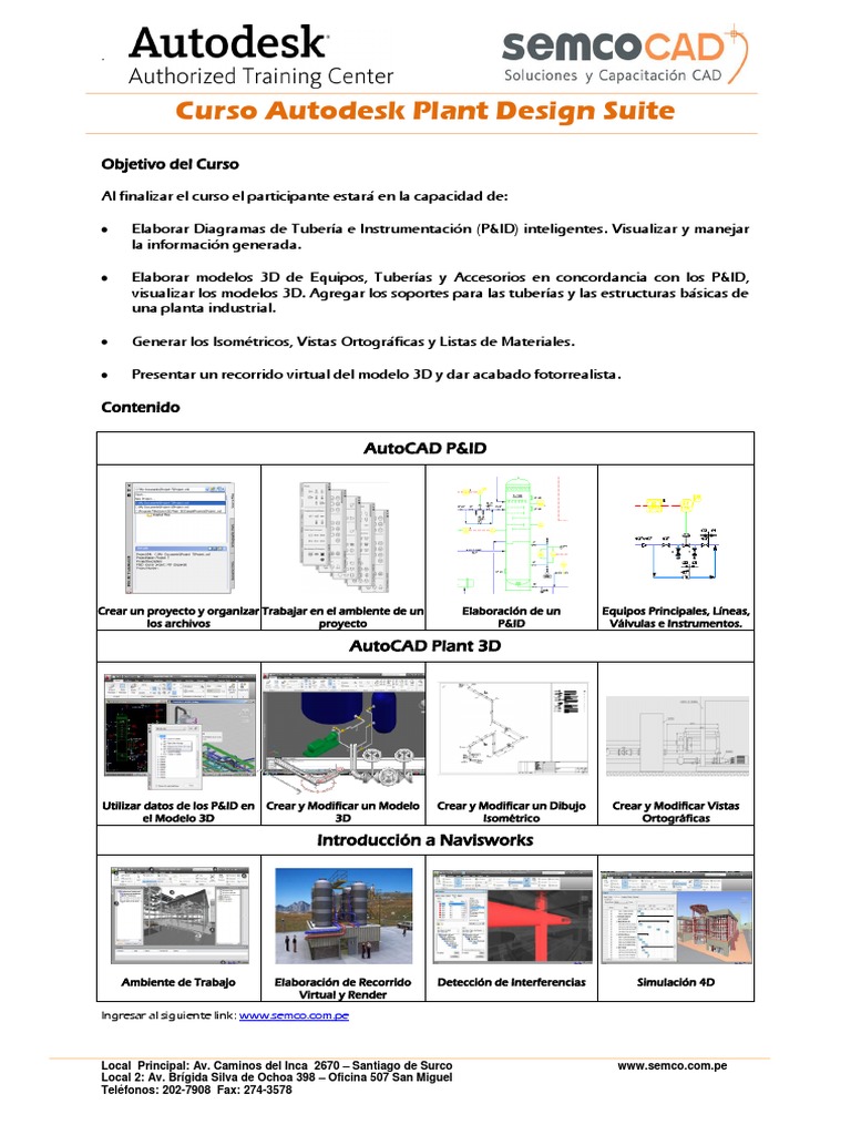 Autodesk Plant Design Suite Web | PDF | Autodesk | Gráficos de ...
