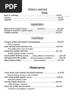Mozambik Restaurant Menu & Prices | PDF | Curry | Steak