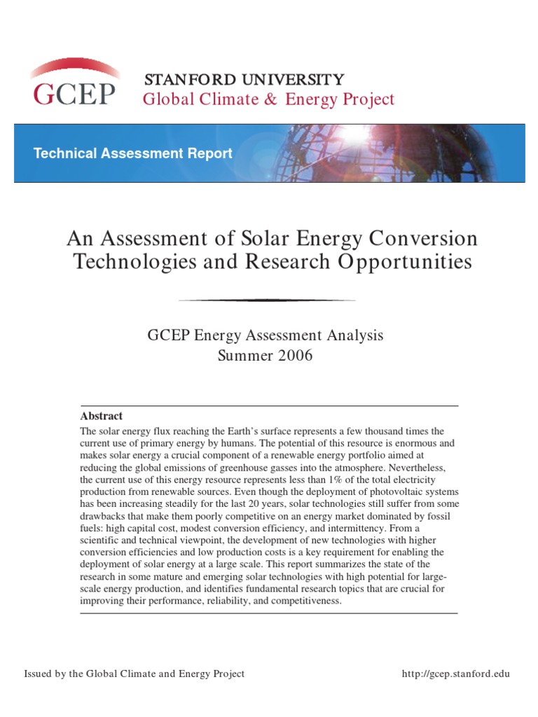 Solar Assessment | PDF