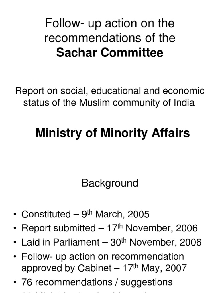 Sachar Website June09 | PDF | Reserve Bank Of India | Informal Sector