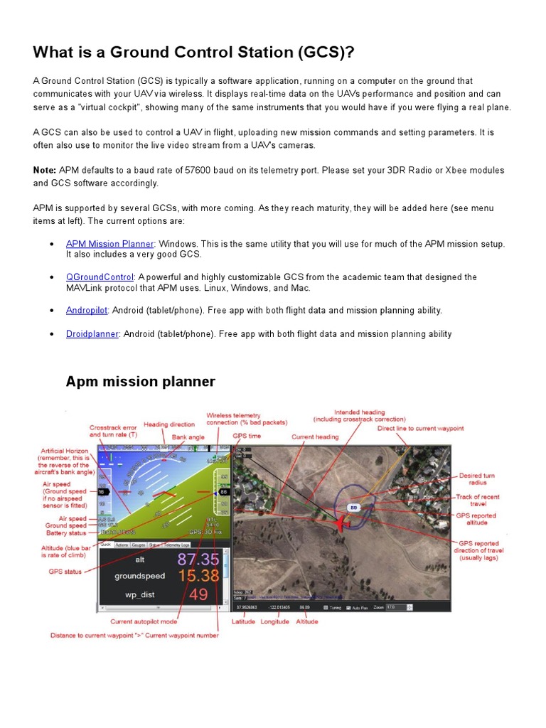 What Is A Ground Control Station | PDF | Computing | Software