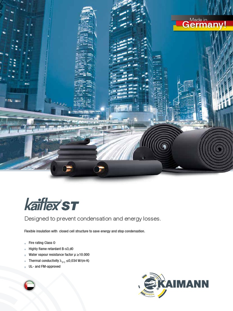 Kaiflex-ST Catalogue 09.15 | PDF | Thermal Insulation | Pipe (Fluid ...