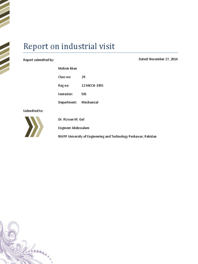 Report On Industrial Visit2 | PDF | Extrusion | Production And ...