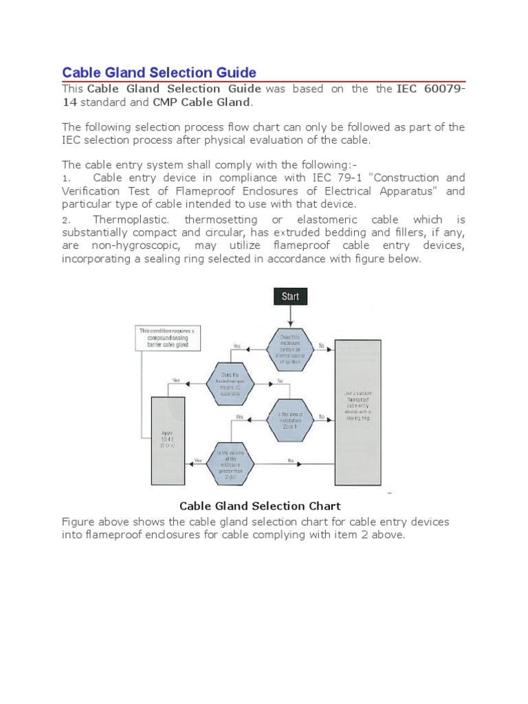 Cable Gland Selection Guide | PDF | Building Engineering | Manufactured ...