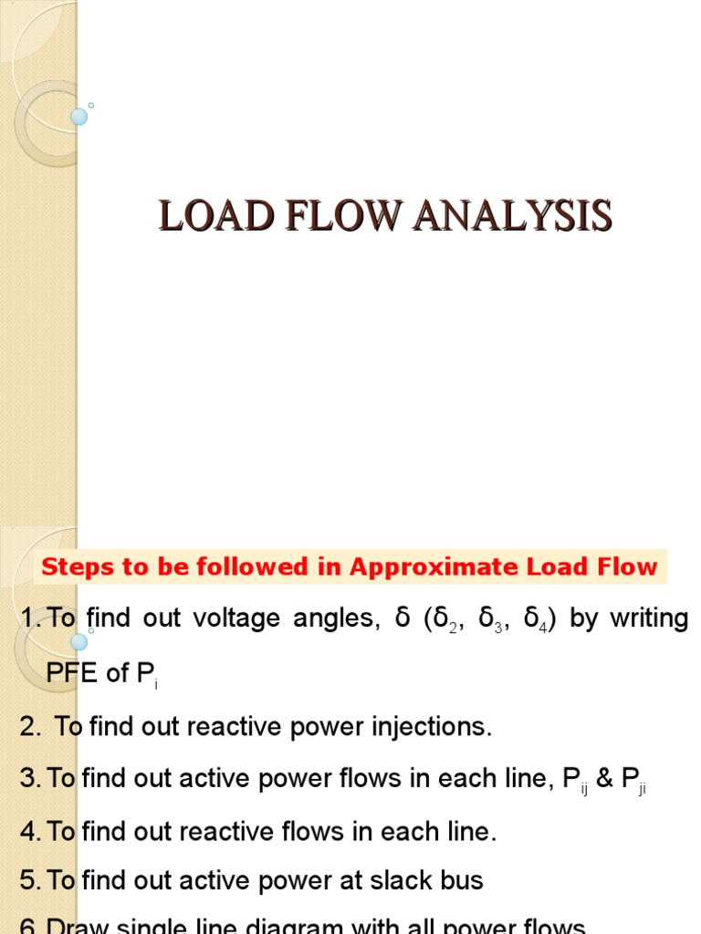 Load Flow Analysis Steps and Methods | PDF | Science & Mathematics