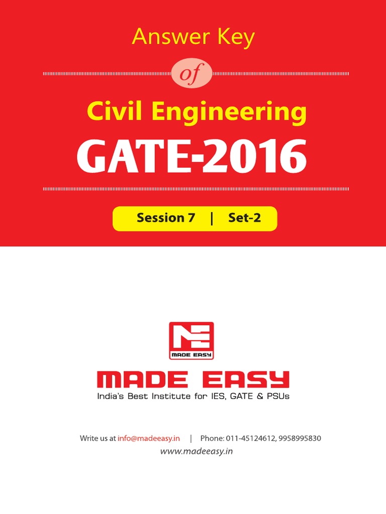 CE Session 7 Set 2 Answer | PDF