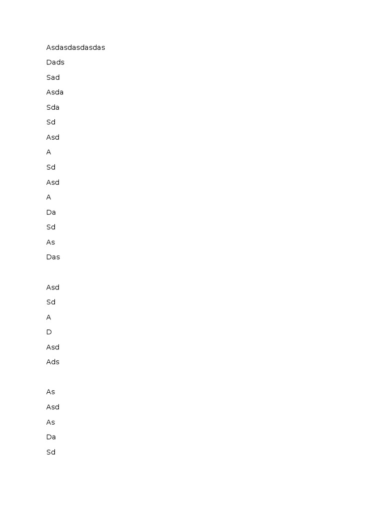 Asdasdasdasdas Dads Sad Asda Sda SD Asd A SD Asd A Da SD As Das | PDF