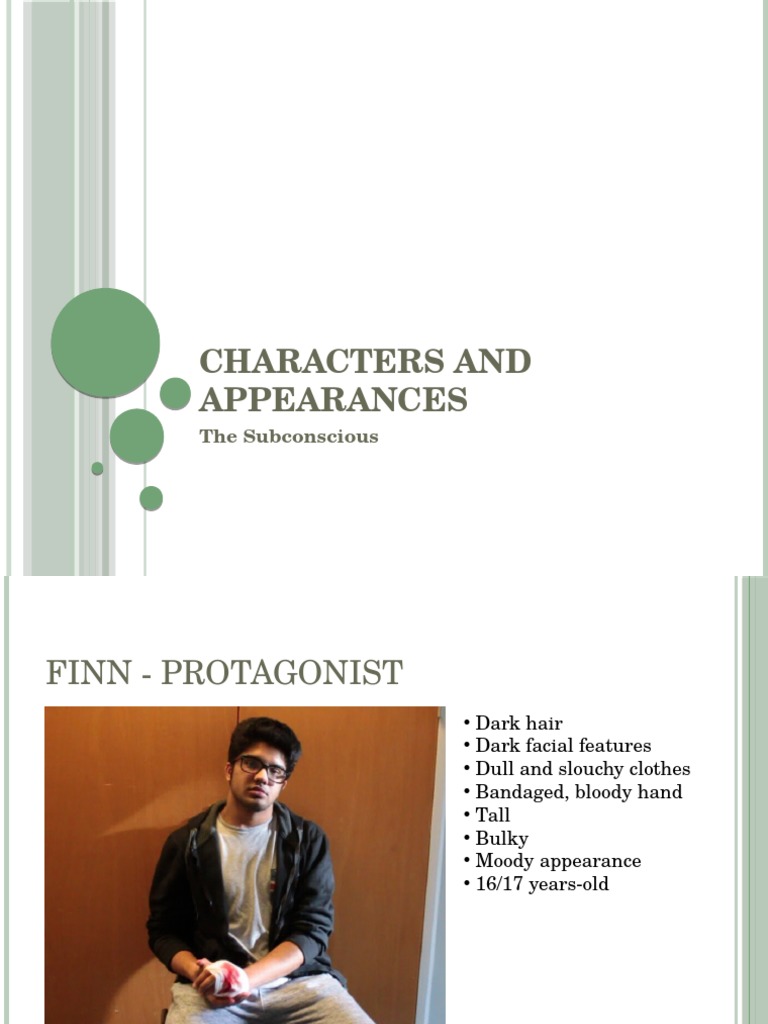 Characters and Appearances | PDF | Clothing | Consumer Goods