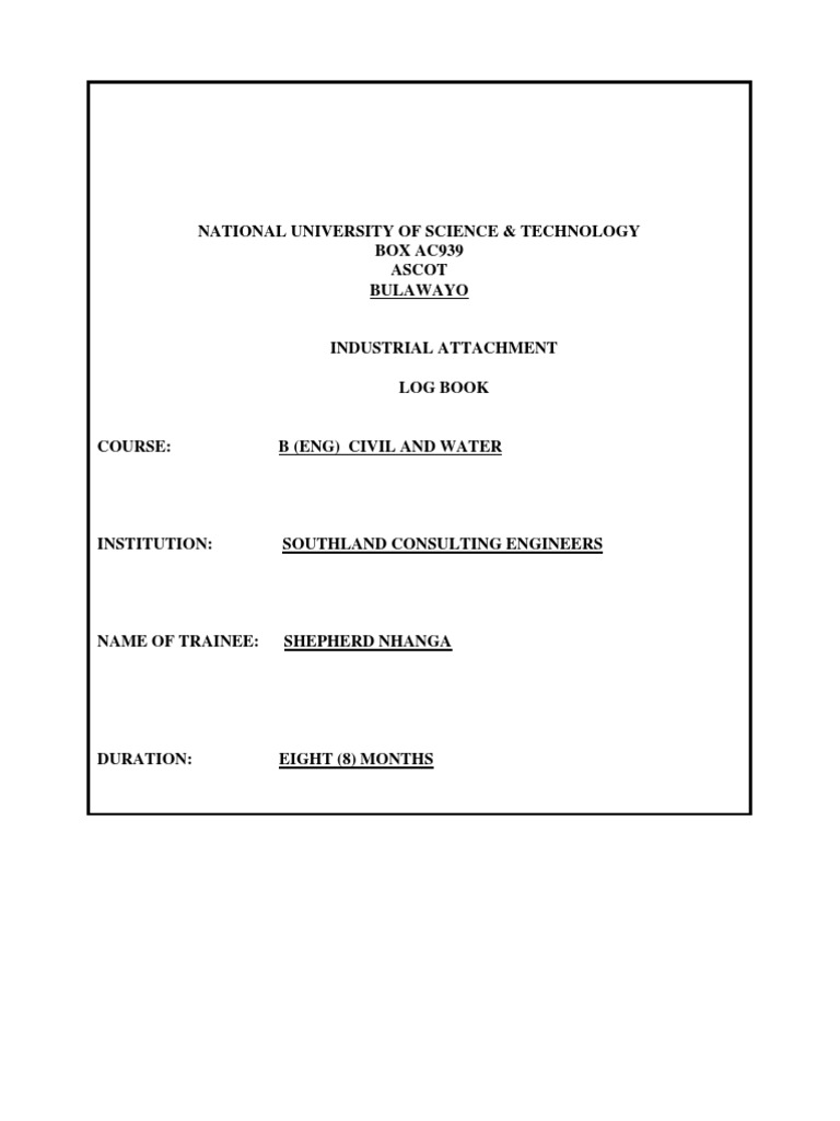 Attachment Log Book | PDF | Concrete | Reinforced Concrete