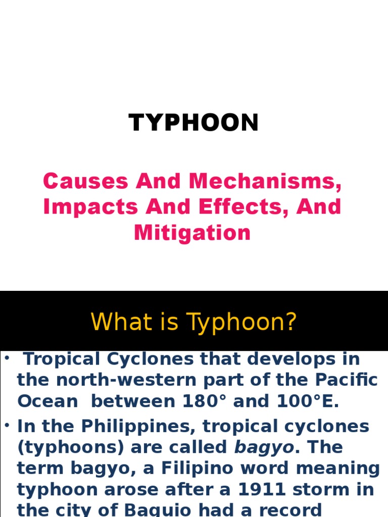 Understanding Typhoons | PDF