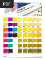 Tabela de Pantone | PDF | Yellow | Magenta
