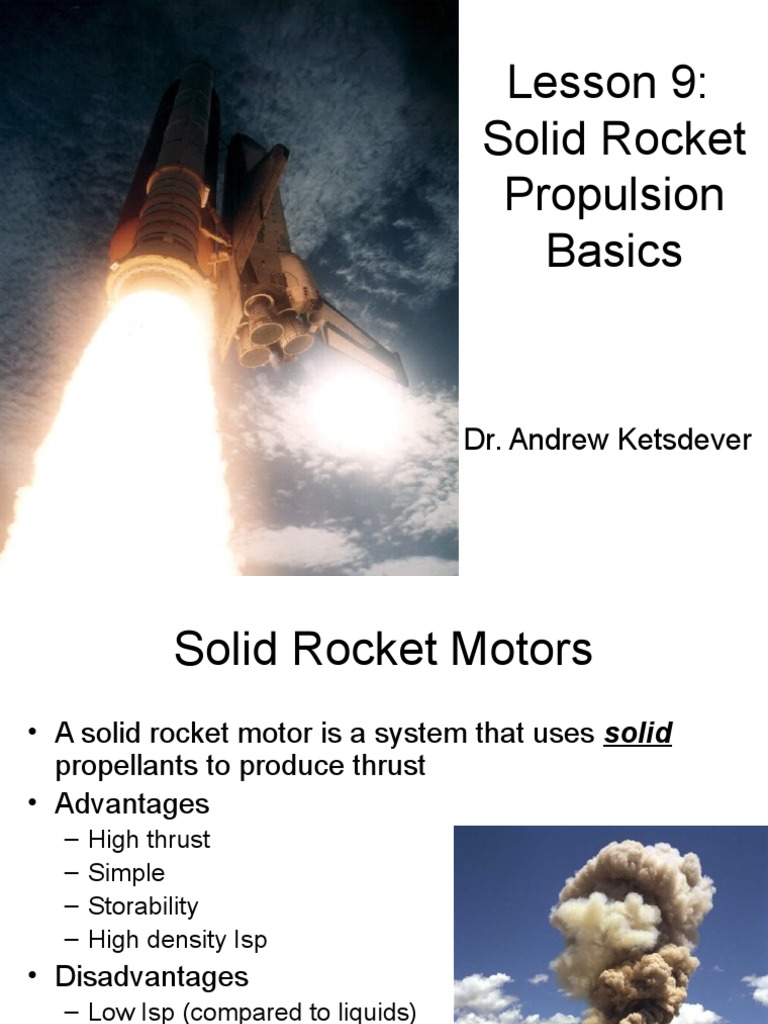 Solid Rockets | PDF | Rocket Engine | Rocket Propellant