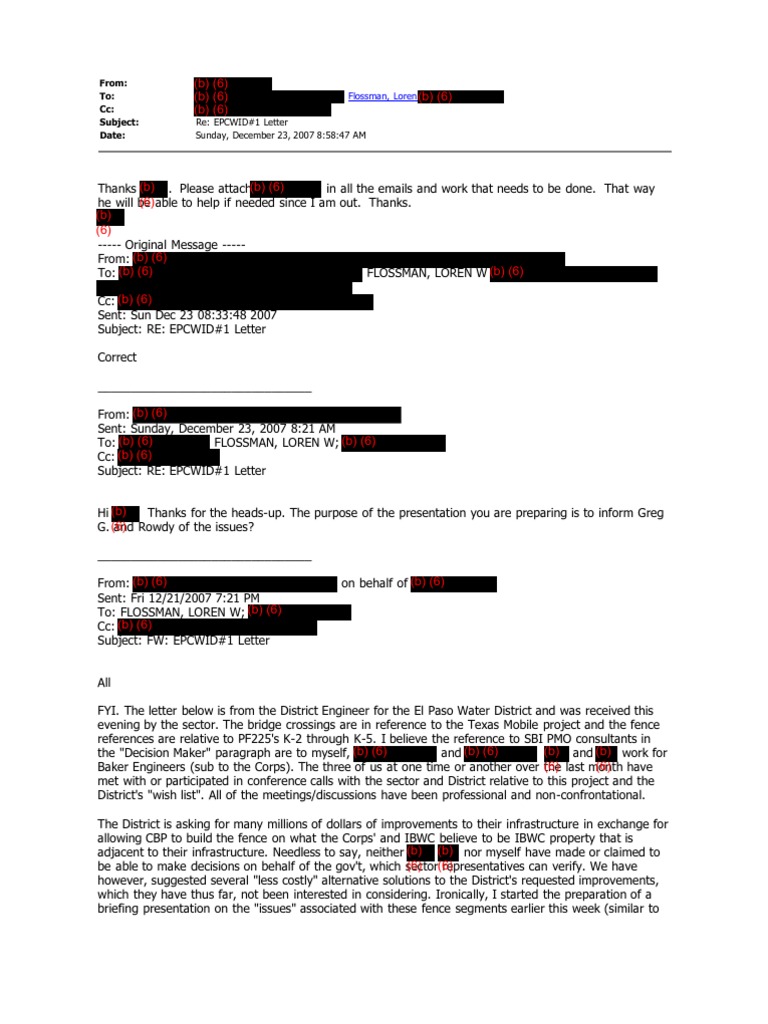 CREW: U.S. Department of Homeland Security: U.S. Customs and Border ...