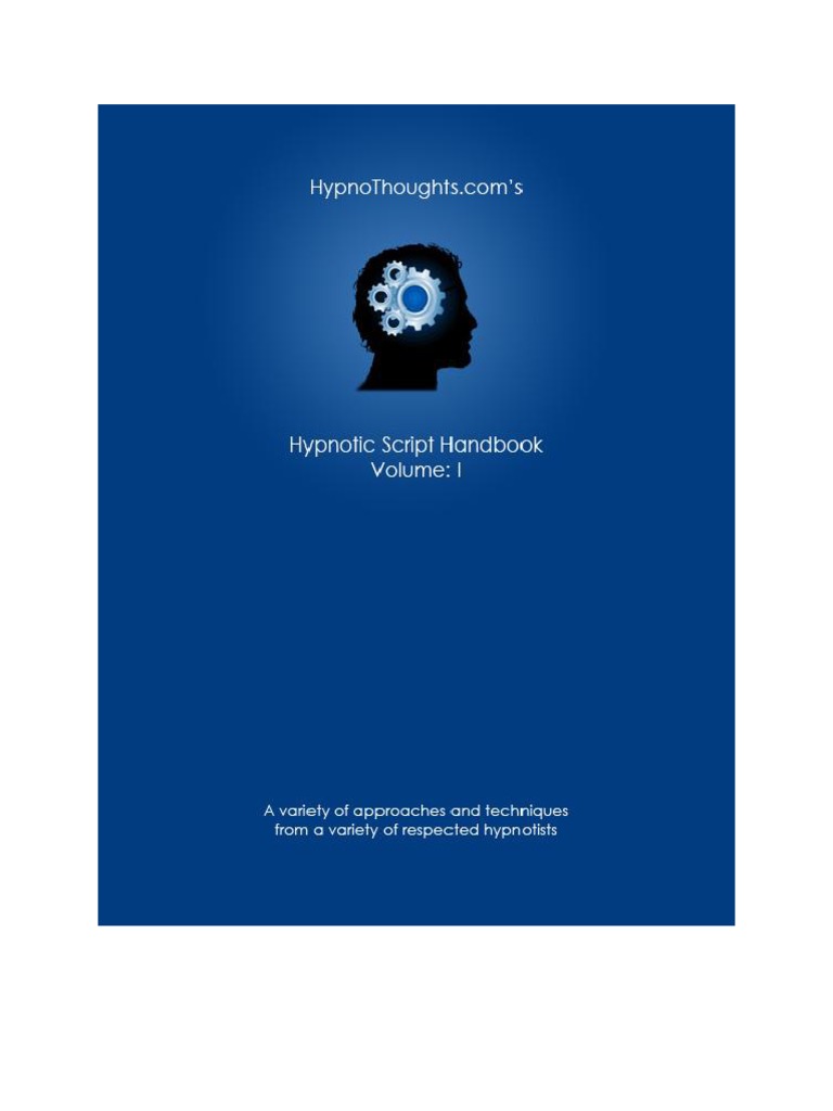Hypnothoughts Script Book Volume 1 | PDF | Hypnotherapy | Hypnosis