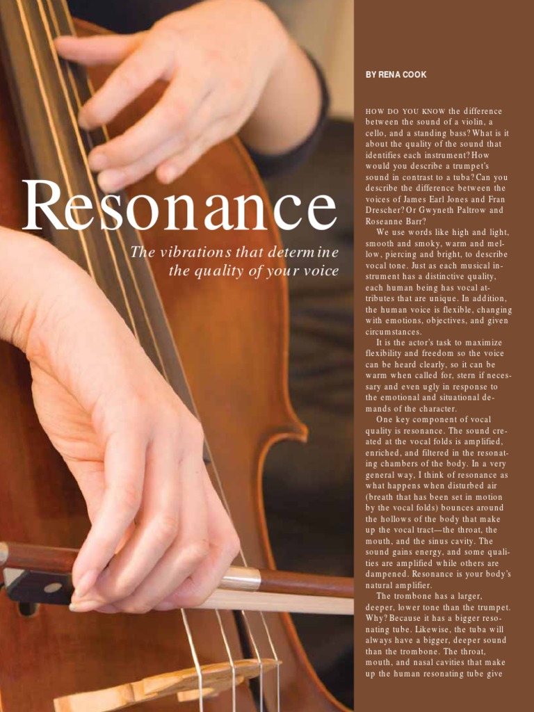 Maximizing Vocal Resonance: Exercises to Open the Resonating Chambers ...