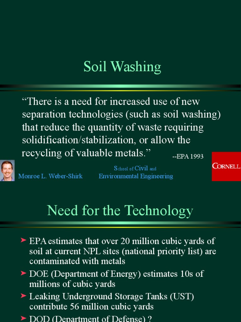 Soil Washing | Environmental Remediation | Soil