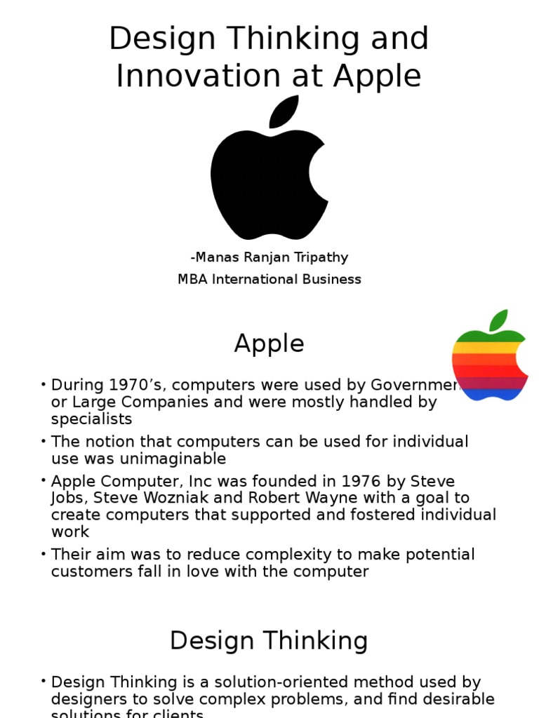 Apple _ppt_on_innovation | Apple Inc. | Macintosh