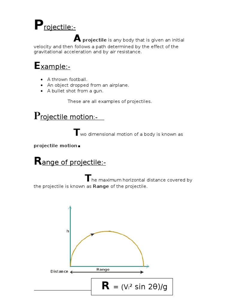 Understanding Projectile Motion Basics | PDF | Projectiles | Physical Quantities