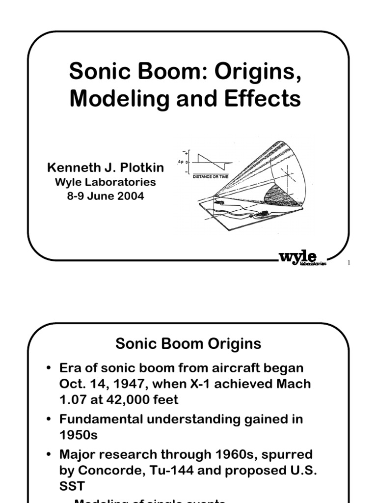Sonic Boom | Download Free PDF | Supersonic Speed | Aviation