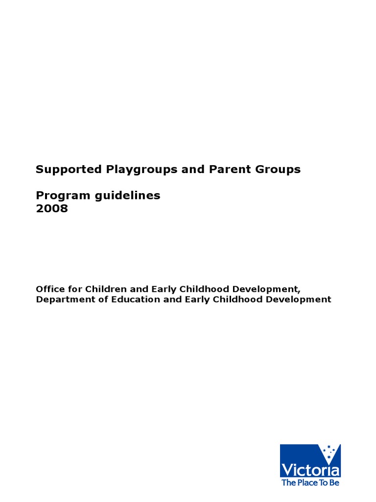 Playgroups Guidelines | PDF | Parenting | Relationships