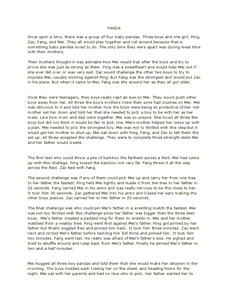 Panda Short Story | PDF | Computer Network | Integrated Circuit