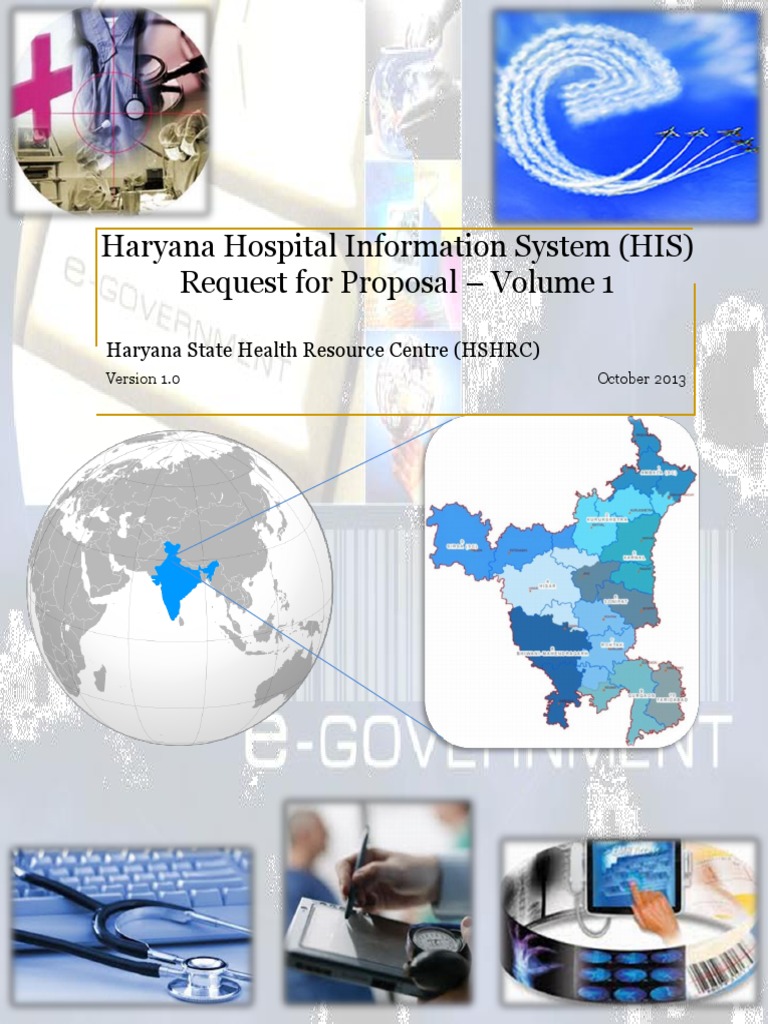 Haryana Hospital Information Sysyem Request For Proposals Volume 1 ...