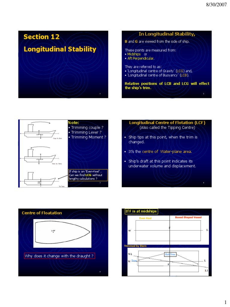 Stability C | PDF | Buoyancy | Shipbuilding