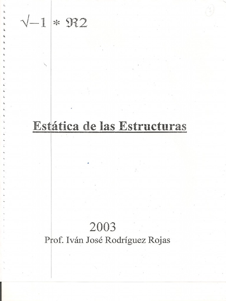 Iván Rodríguez - Estática de Las Estructuras | PDF